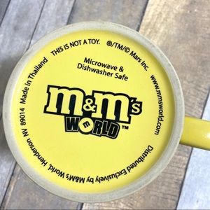 M&M Mars | Kitchen | Mm Mars Yellow Mug | Poshmark